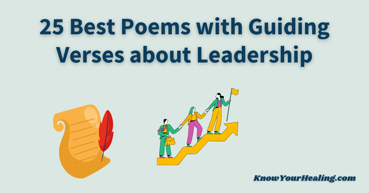 25 Best Poems with Guiding Verses about Leadership